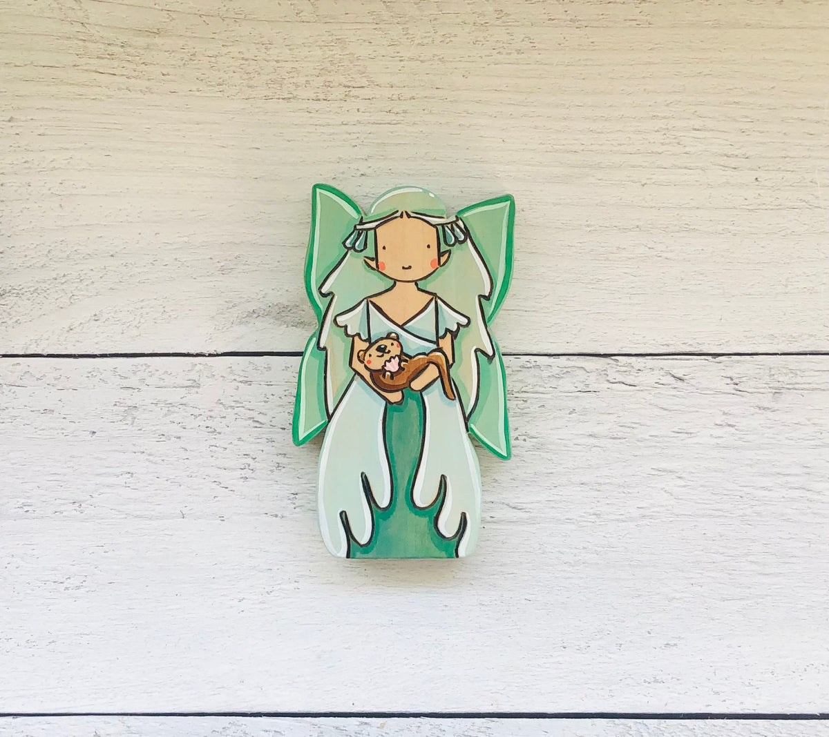 Tallulah the Water Elemental Fae – Tansy Dolls